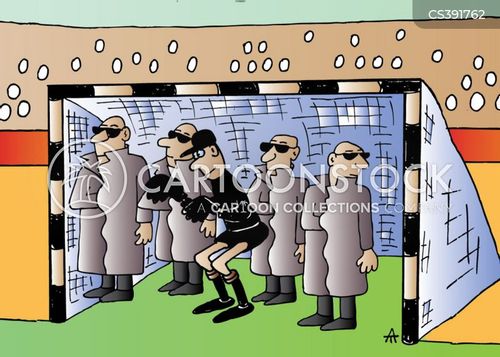 Security Men Cartoons and Comics - funny pictures from CartoonStock