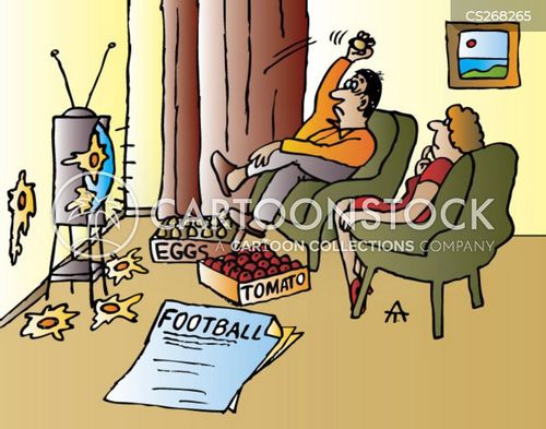 Angry Fans Cartoons and Comics - funny pictures from CartoonStock