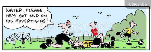 Sports Advertising Cartoons and Comics - funny pictures from CartoonStock