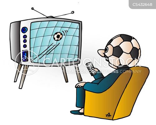 Street Football Cartoons and Comics - funny pictures from CartoonStock