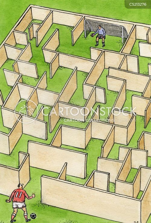 Labyrinths Cartoons and Comics - funny pictures from CartoonStock