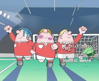 Goal Scoring Cartoons and Comics - funny pictures from CartoonStock