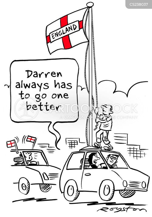 St George's Cross Cartoons and Comics - funny pictures from CartoonStock