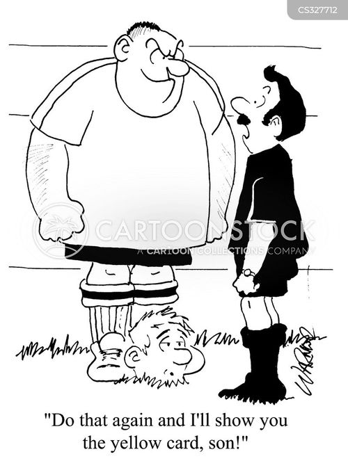 Soccer Referee Cartoons and Comics - funny pictures from CartoonStock
