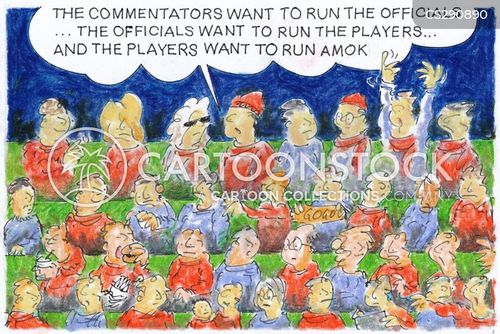Football Fumblers Cartoons and Comics - funny pictures from CartoonStock
