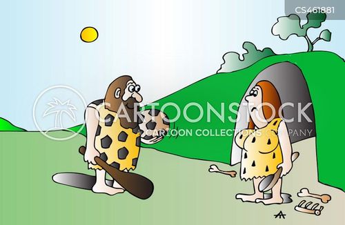 Prehistoric Sports Cartoons and Comics - funny pictures from CartoonStock
