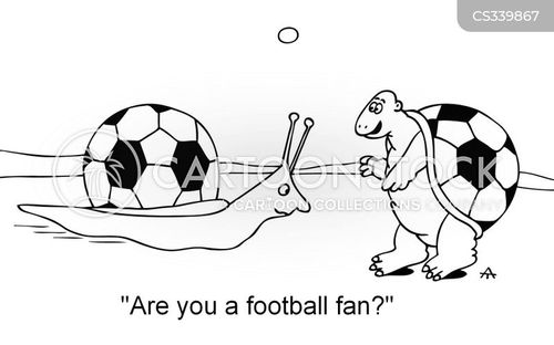Football Passion Cartoons and Comics - funny pictures from CartoonStock