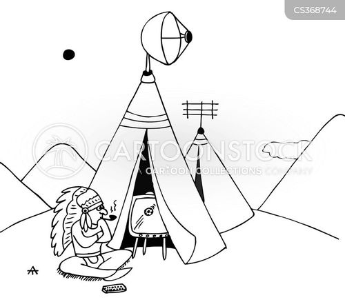 Tepee Cartoons and Comics - funny pictures from CartoonStock