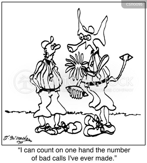 Bad Call Cartoons and Comics - funny pictures from CartoonStock