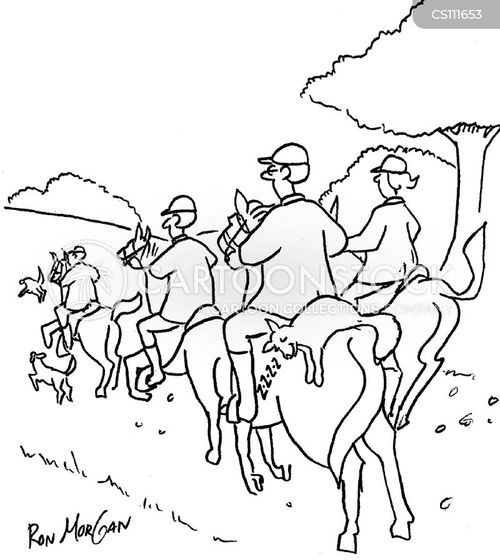 Fox Hunting Cartoons and Comics - funny pictures from CartoonStock