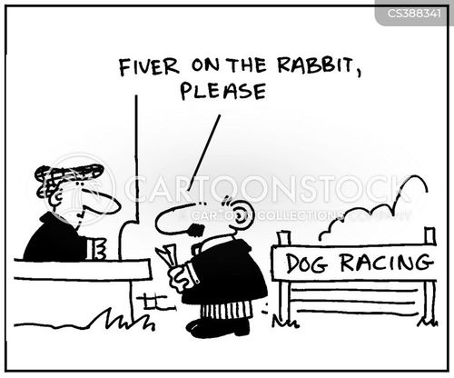 Dog Racing Cartoons and Comics - funny pictures from CartoonStock