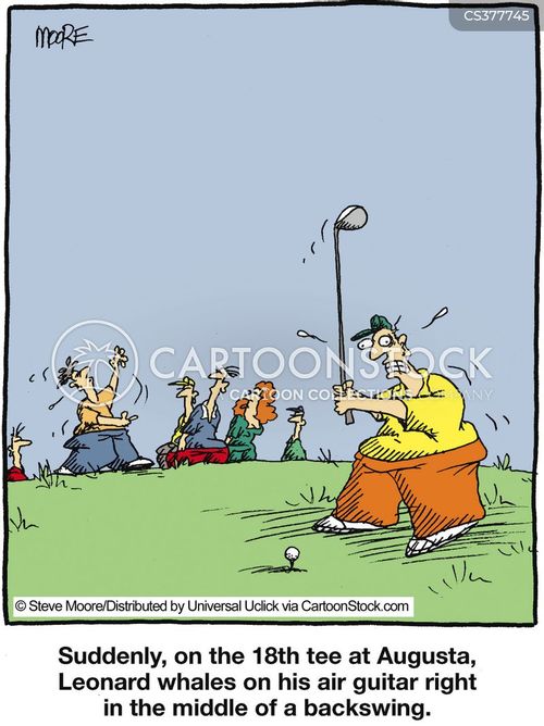 Golf Swing Mechanics Cartoons and Comics - funny pictures from CartoonStock