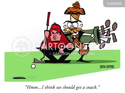 Golf Caddy Cartoons and Comics - funny pictures from CartoonStock