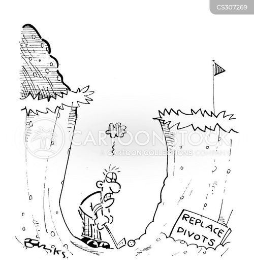 Divot Cartoons and Comics - funny pictures from CartoonStock