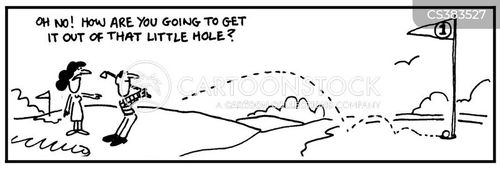 Golf Hole Cartoons and Comics - funny pictures from CartoonStock