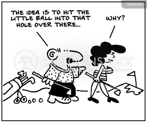Golf Instructor Cartoons and Comics - funny pictures from CartoonStock
