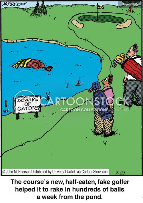 Enthusiastic Non-golfers Cartoons and Comics - funny pictures from ...