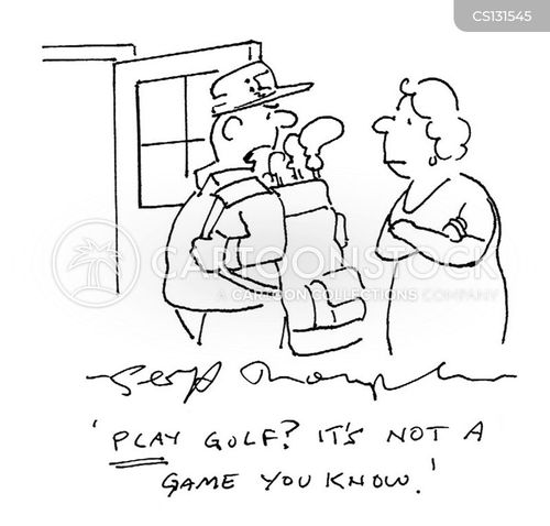 Golf Clothes Cartoons and Comics - funny pictures from CartoonStock