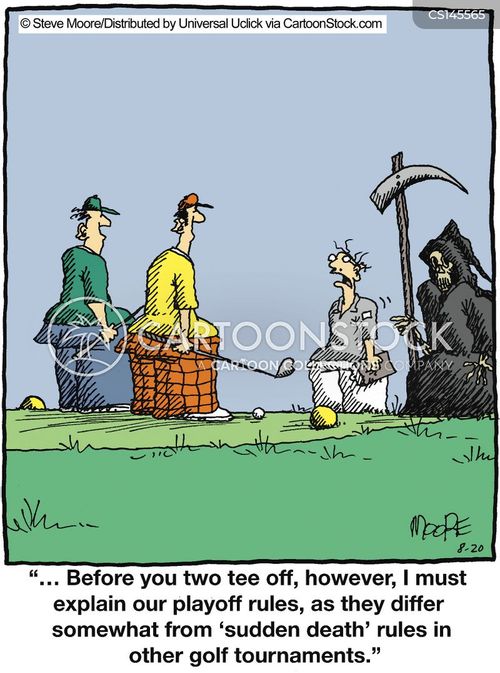 Sudden Death Cartoons and Comics - funny pictures from CartoonStock