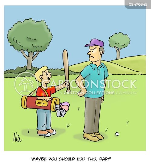 Golf Practice Cartoons