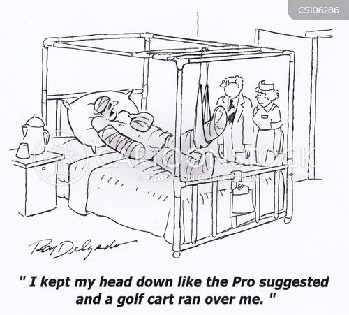 Golf Caddy Cartoons and Comics - funny pictures from CartoonStock
