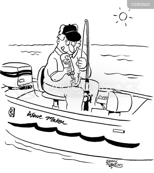 Catching Fish Cartoons and Comics - funny pictures from CartoonStock
