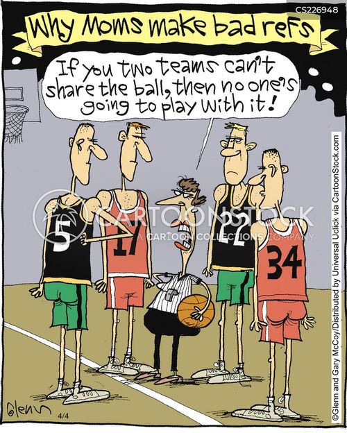 Basketball Referee Cartoons and Comics - funny pictures from CartoonStock