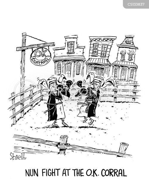 Ok Corral Cartoons and Comics - funny pictures from CartoonStock