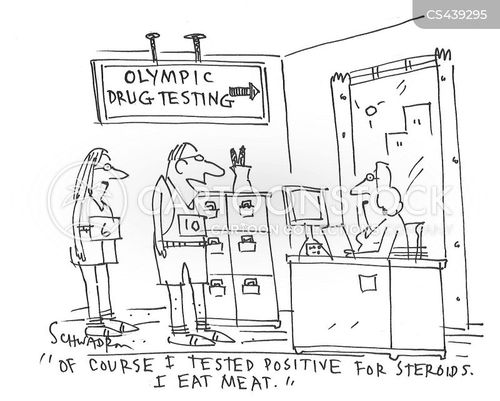 Drugs In Sport Cartoons and Comics - funny pictures from CartoonStock