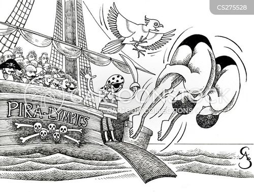 Pirates Ship Cartoons and Comics - funny pictures from CartoonStock