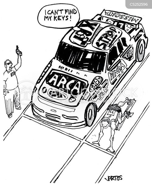 Rally Cars Cartoons and Comics - funny pictures from CartoonStock