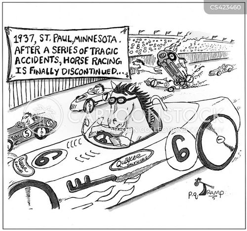 Motorsport Cartoons and Comics - funny pictures from CartoonStock