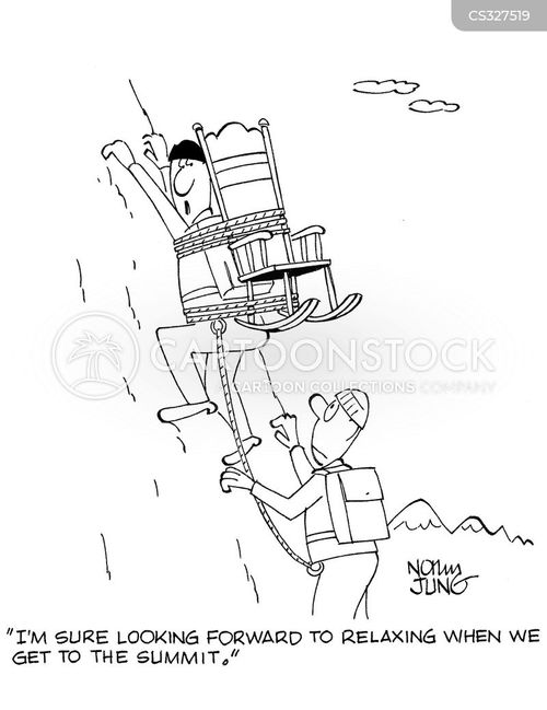 Bouldering Cartoons and Comics - funny pictures from CartoonStock