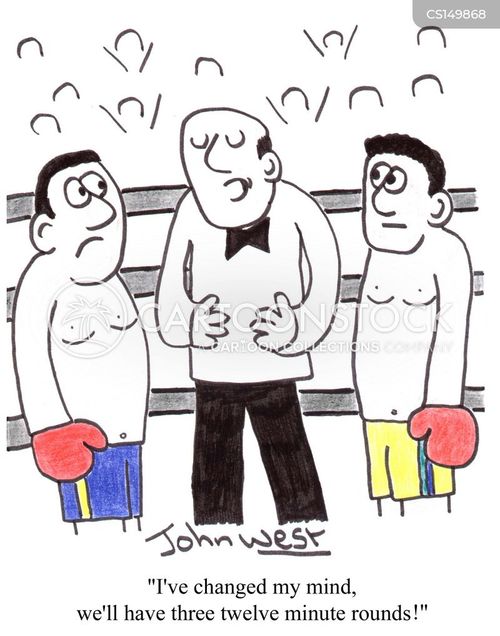 Boxing Referee Cartoon