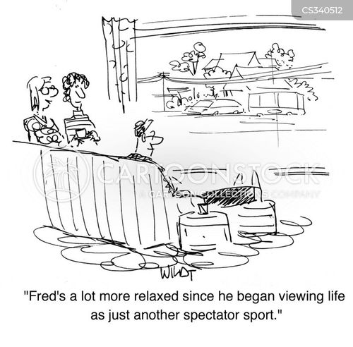 Spectator Sport Cartoons and Comics - funny pictures from CartoonStock