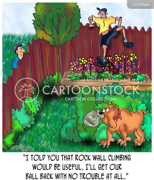Rock Wall Cartoons and Comics - funny pictures from CartoonStock