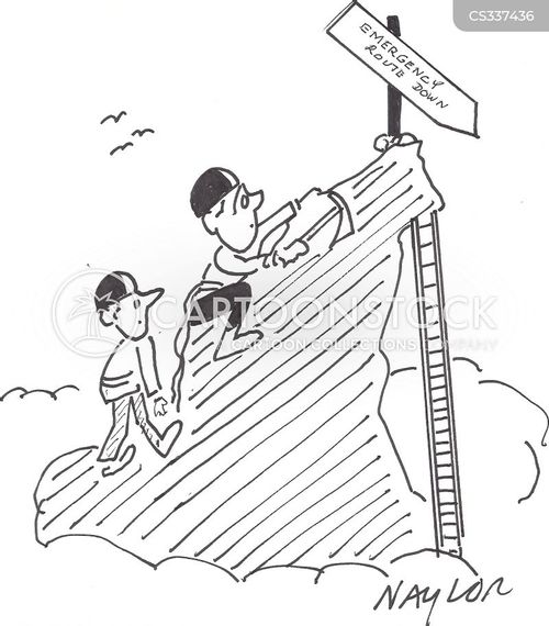 Escape Route Cartoons and Comics - funny pictures from CartoonStock