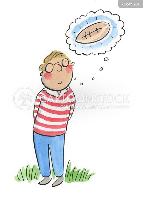 Rugby Ball Cartoons and Comics - funny pictures from CartoonStock
