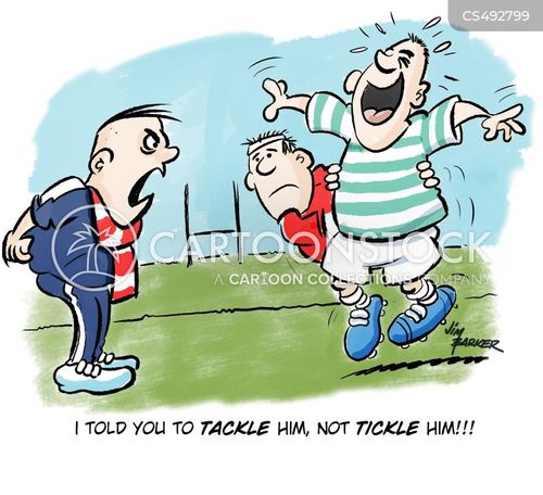 Rugby Match Cartoons and Comics - funny pictures from CartoonStock