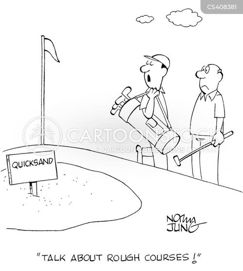 Sandtraps Cartoons and Comics - funny pictures from CartoonStock