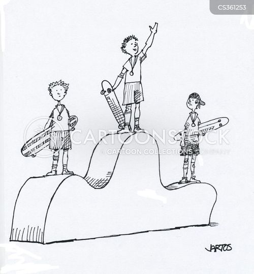 Skateboarding Cartoons and Comics - funny pictures from CartoonStock