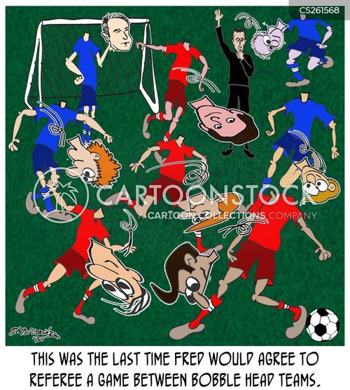Football Referee Cartoons and Comics - funny pictures from CartoonStock