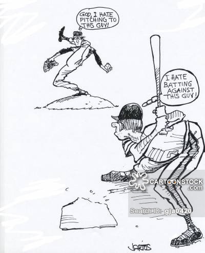 Baseball Pitcher Cartoons and Comics - funny pictures from CartoonStock