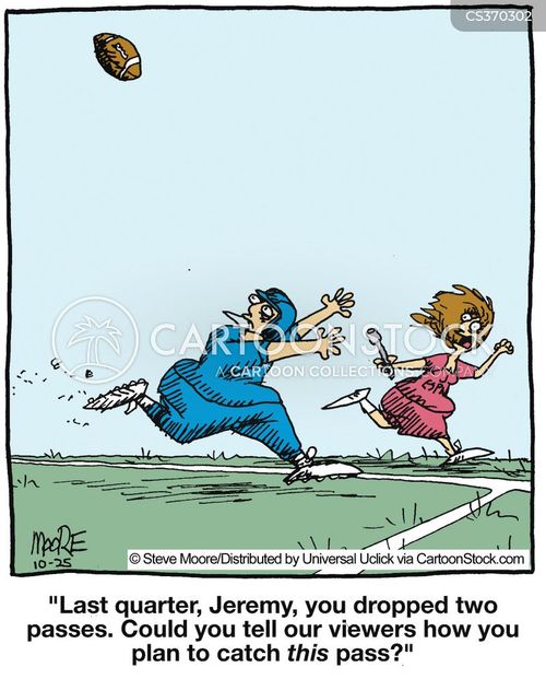 Quarterback Cartoons and Comics - funny pictures from CartoonStock