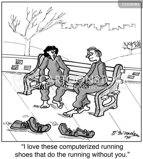 Jogging Gear Cartoons and Comics - funny pictures from CartoonStock