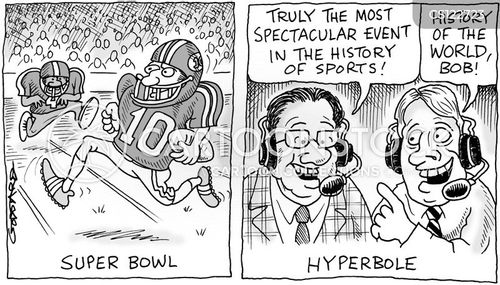 Hyperbole Cartoons and Comics - funny pictures from CartoonStock