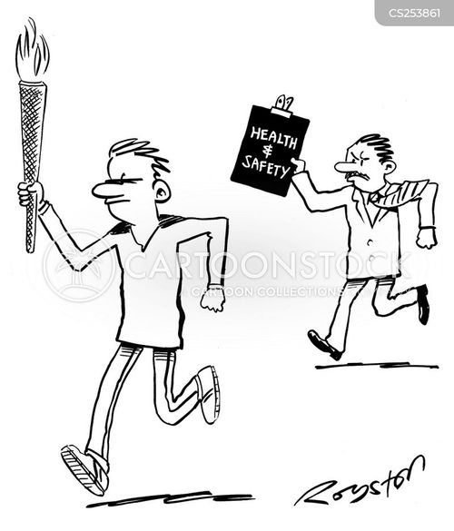 Olympic Torch Cartoons and Comics - funny pictures from CartoonStock