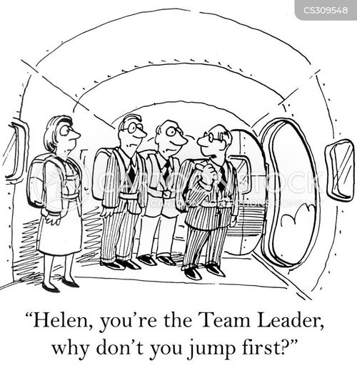 Team Leader Cartoons and Comics - funny pictures from CartoonStock