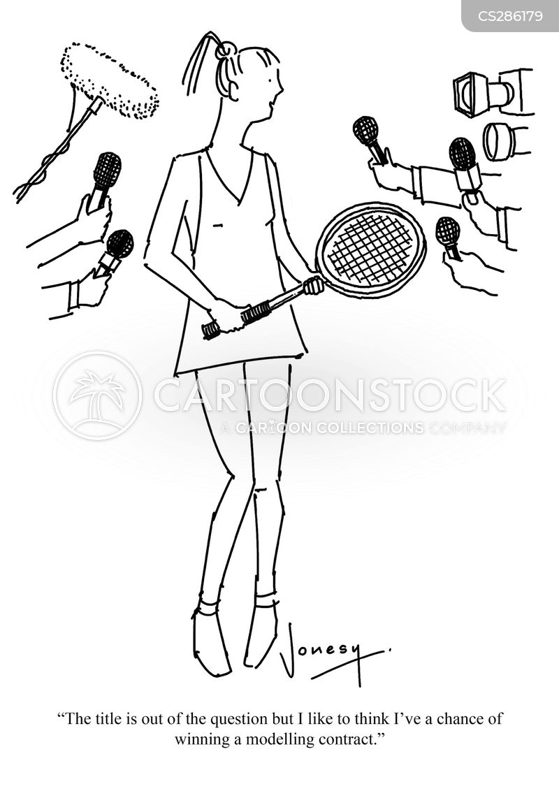 Tennis Tournament Cartoons and Comics - funny pictures from CartoonStock