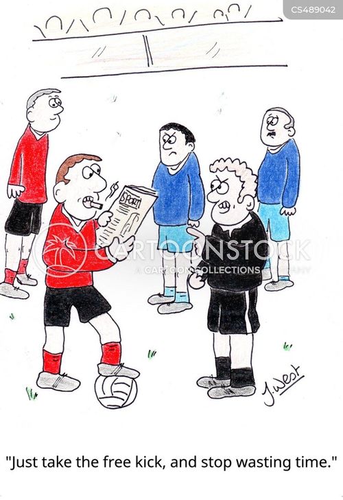Free Kick Cartoons and Comics - funny pictures from CartoonStock